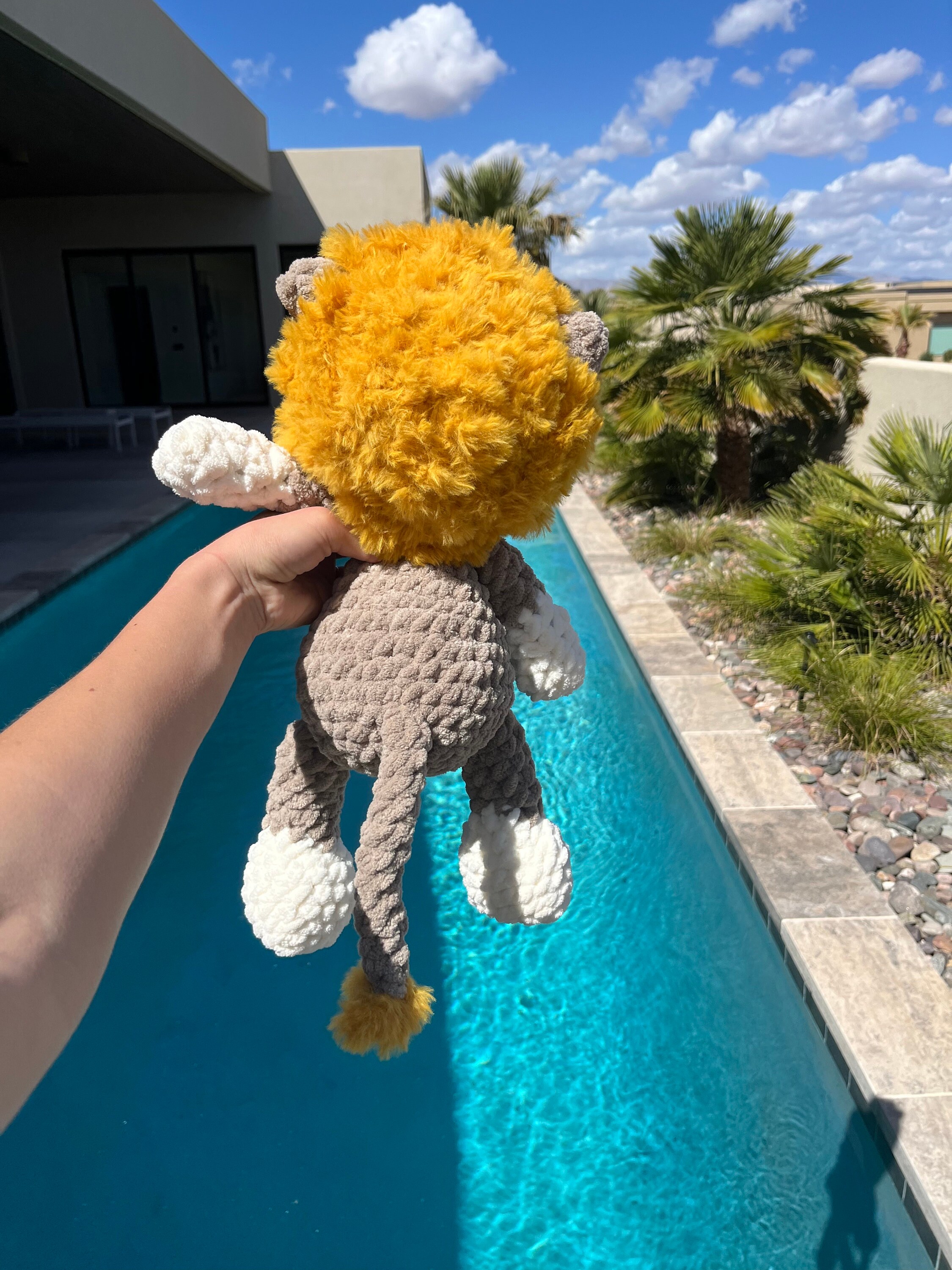 Liam the Lion Crochet Leopard Plushie Pattern| LOW SEW! | Instant ...