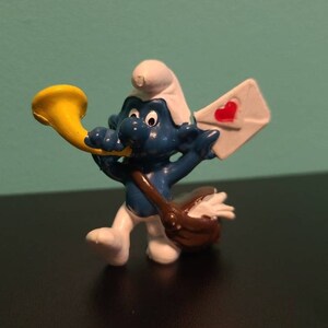 Postman Smurf, 20031 Smurf, Heart Variation, Made in 1978, the Smurfs ...