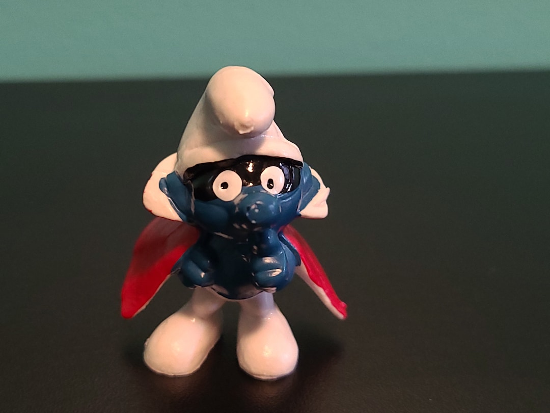 Spy Smurf 20008, Spy Smurf, Bandit Smurf, Smurfs, 80 Toys, Vintage ...