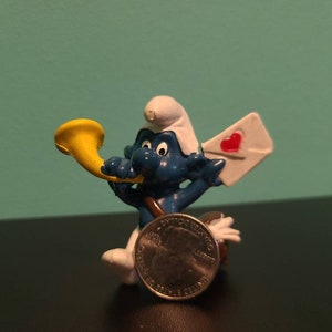 Postman Smurf, 20031 Smurf, Heart Variation, Made in 1978, the Smurfs ...