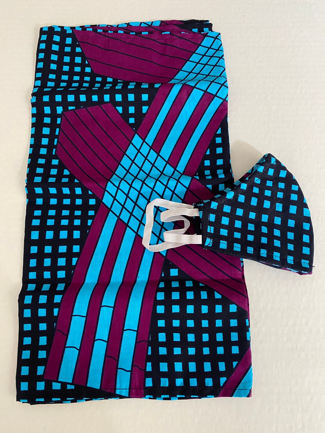 Womens African Print Head Wrap Etsy