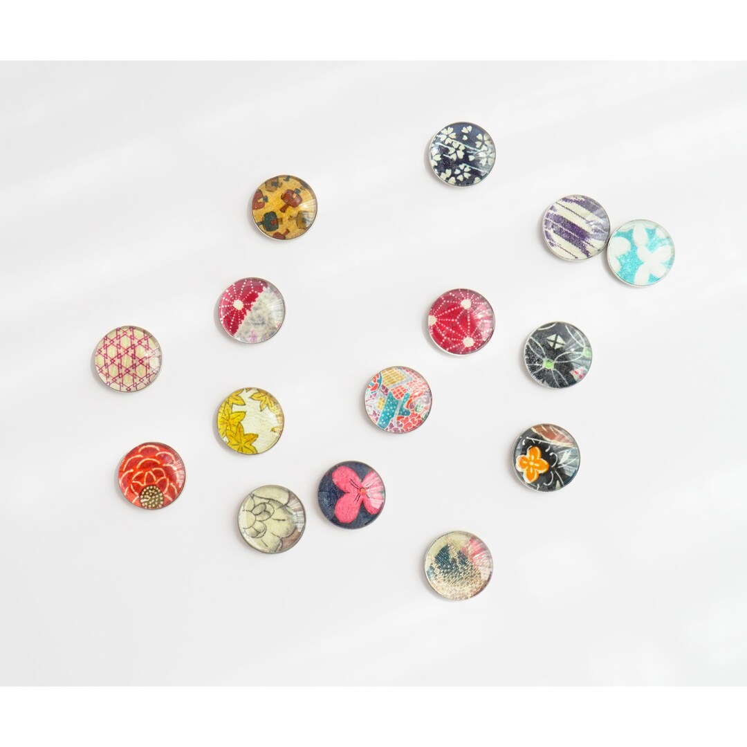 CLEARANCE SALE of Magnet, Fridge Magnets, Round Magnet, Japanese Kimono ...