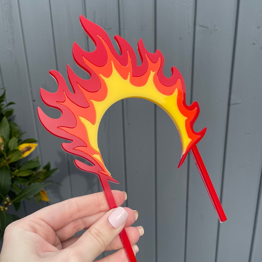 Hot Wheels Flame Cake Topper - Etsy UK