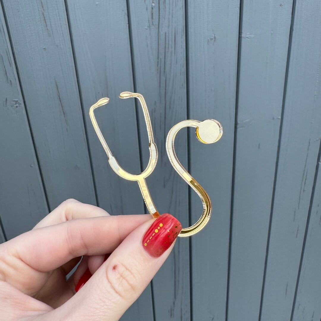 Acrylic Stethoscope Cup Cake Decoration - Etsy UK