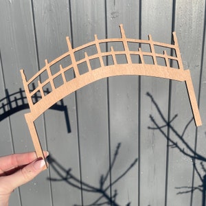 Wooden Fairy Bridge Cake Topper - Etsy UK