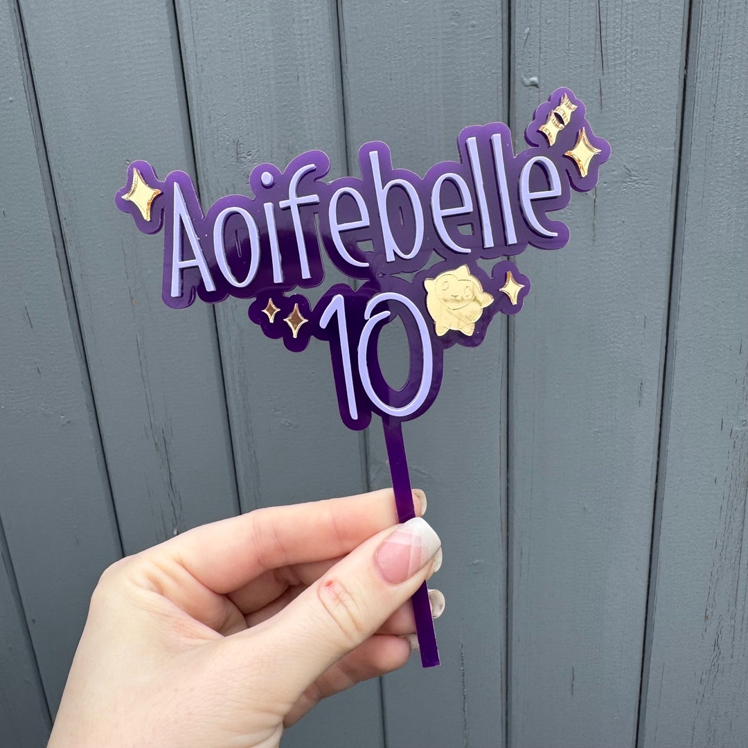 Acrylic Disney Wish Cake Topper - Etsy