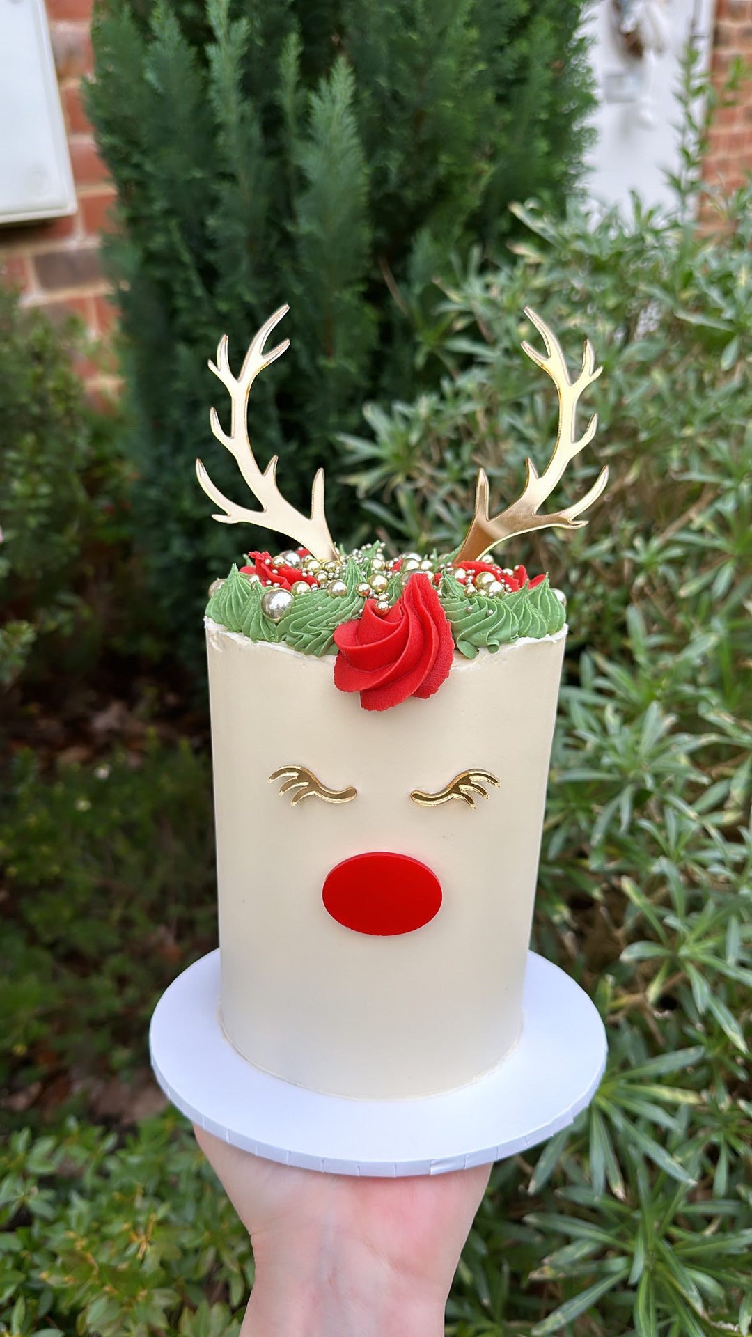 Reindeer Cake Toppers Various Colours and Sizes - Etsy