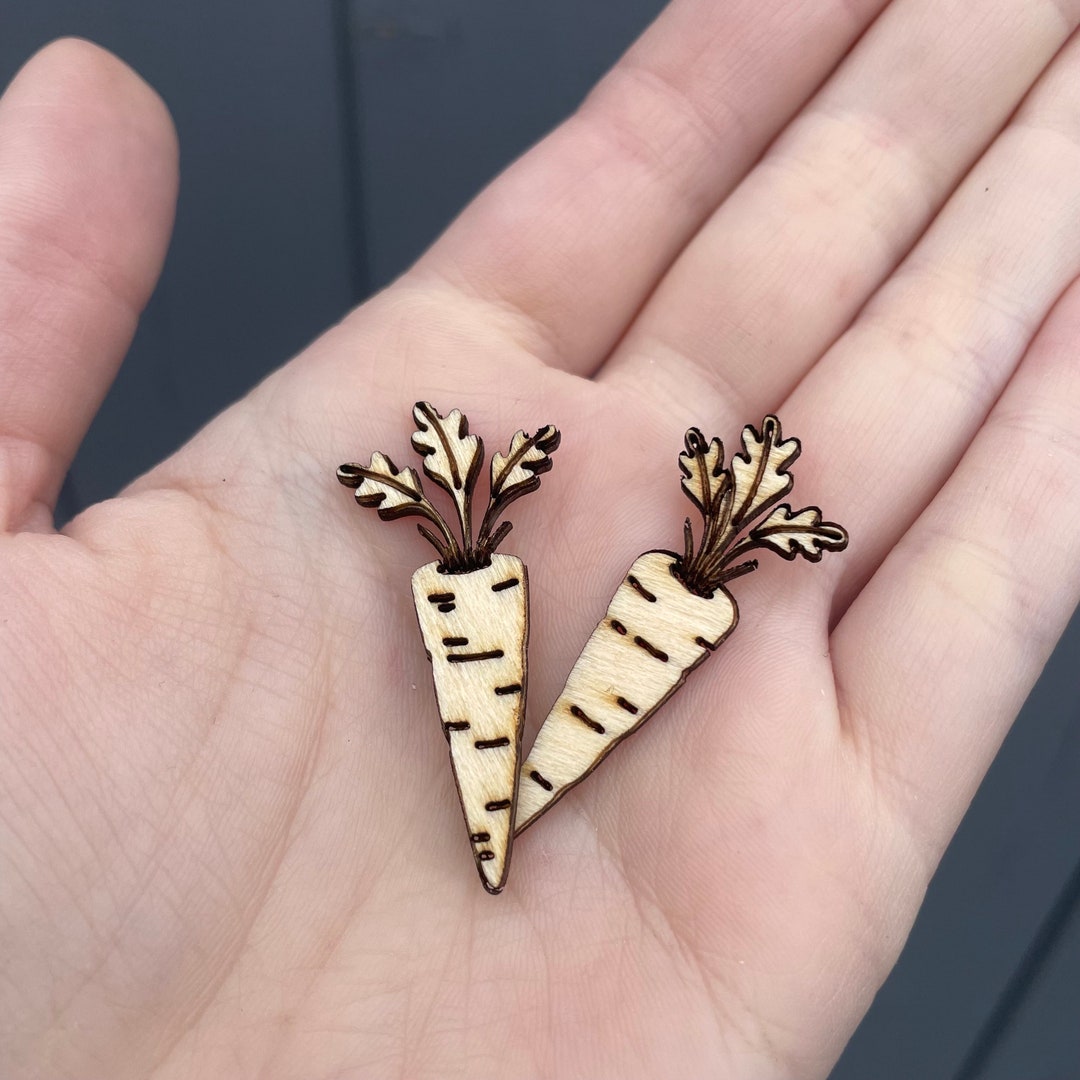 Mini Wooden Carrots for Peter Rabbit Cakes - Etsy