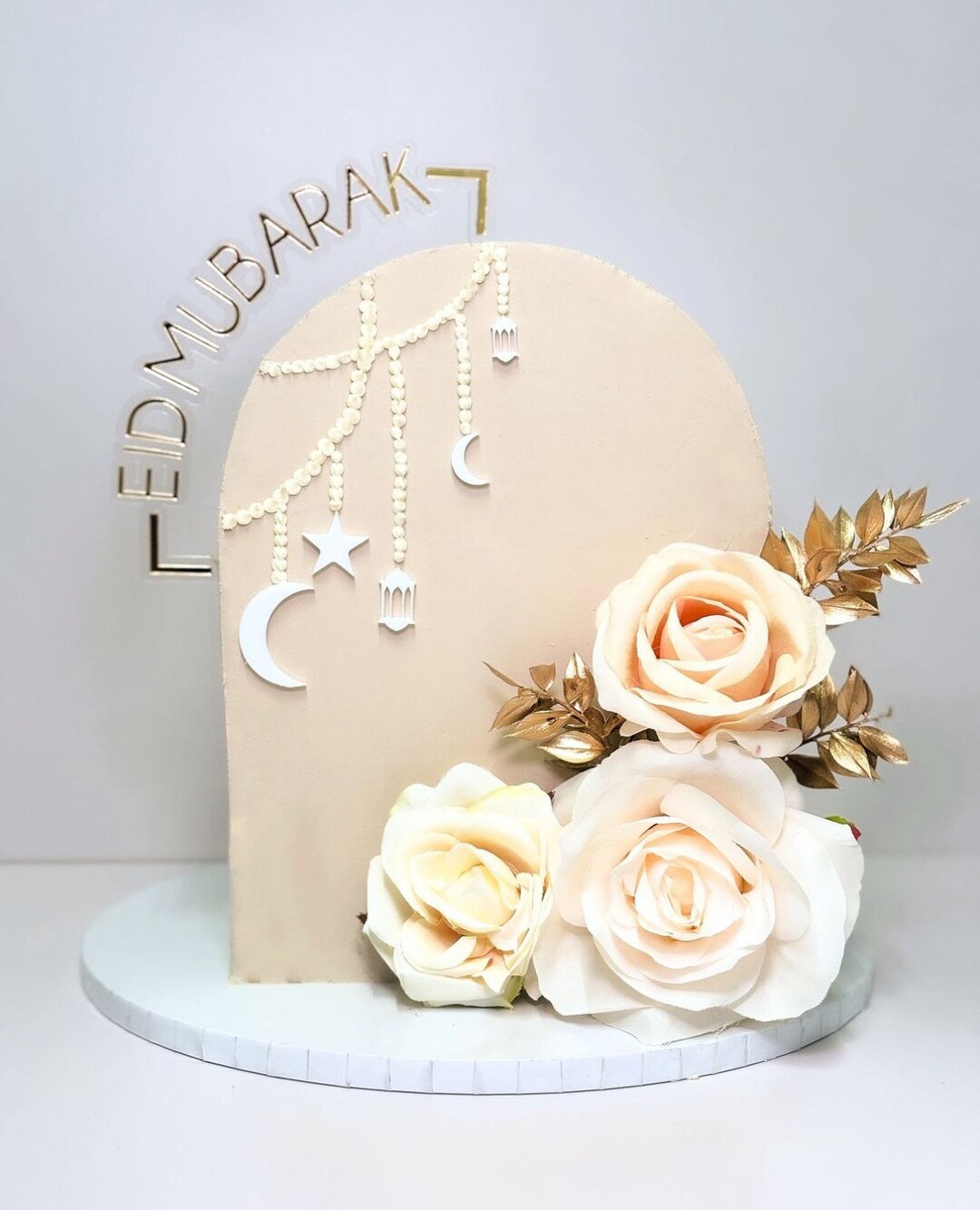 Any Text Curved & Arched Cake Topper Any Colour - Etsy