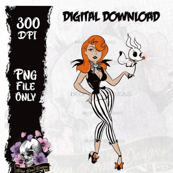 Halloween Pinup - Etsy