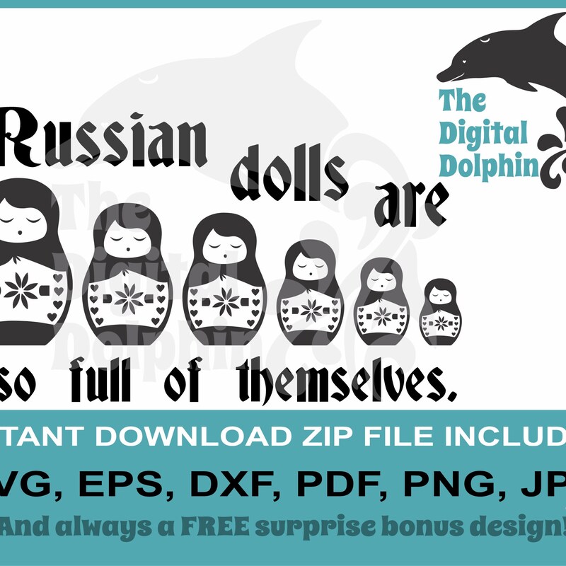 Matryoshka Clipart - Etsy