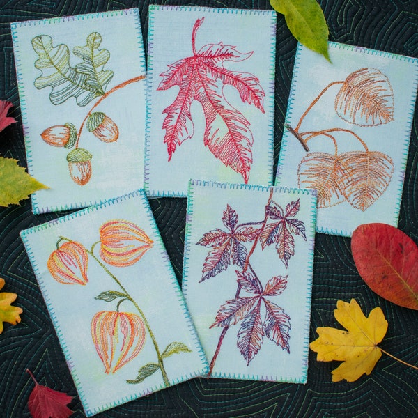 Fabric Postcards - Etsy