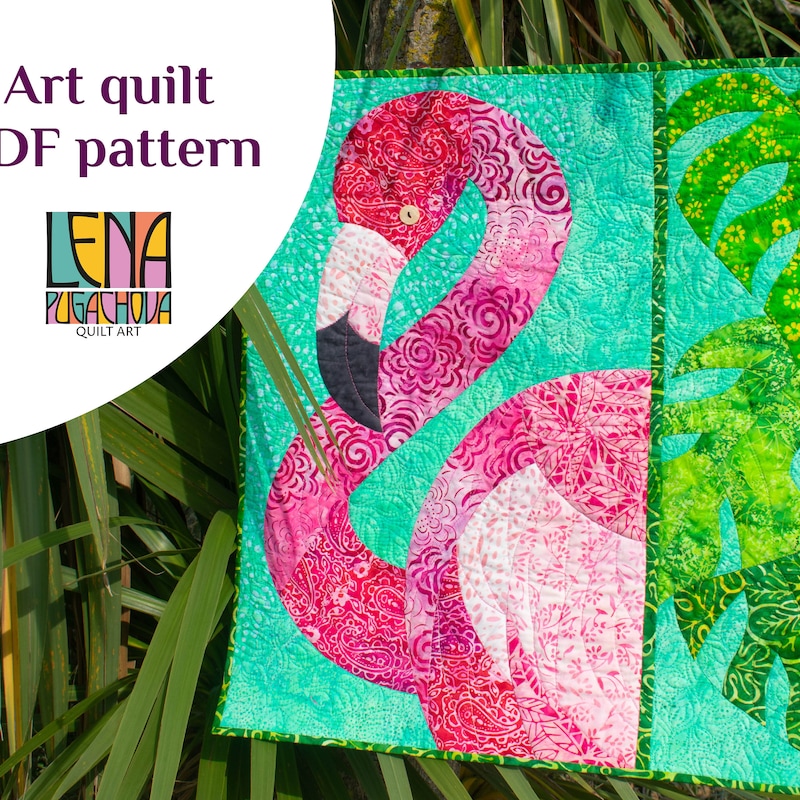 Flamingo Quilt Pattern - Etsy