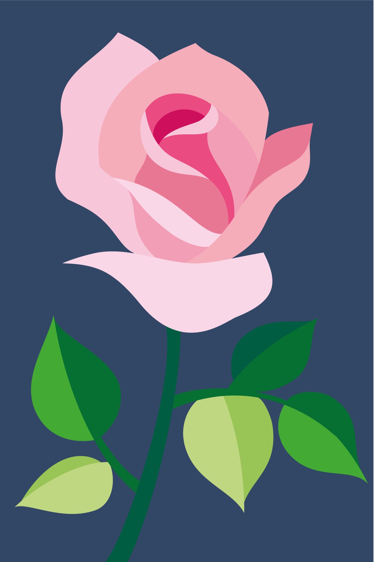 Rose Art Quilt Pattern: Curve Piecing (PDF Pattern) - Etsy