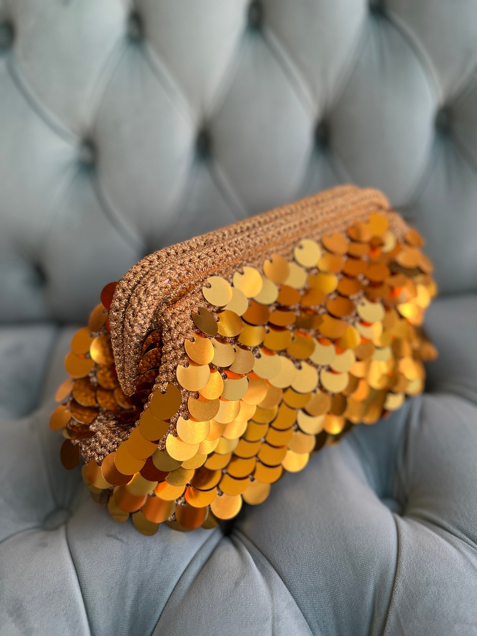 Luxury Bag, Handmade Sequin Clutch, Sequin Party Bag, Handmade Sequin ...