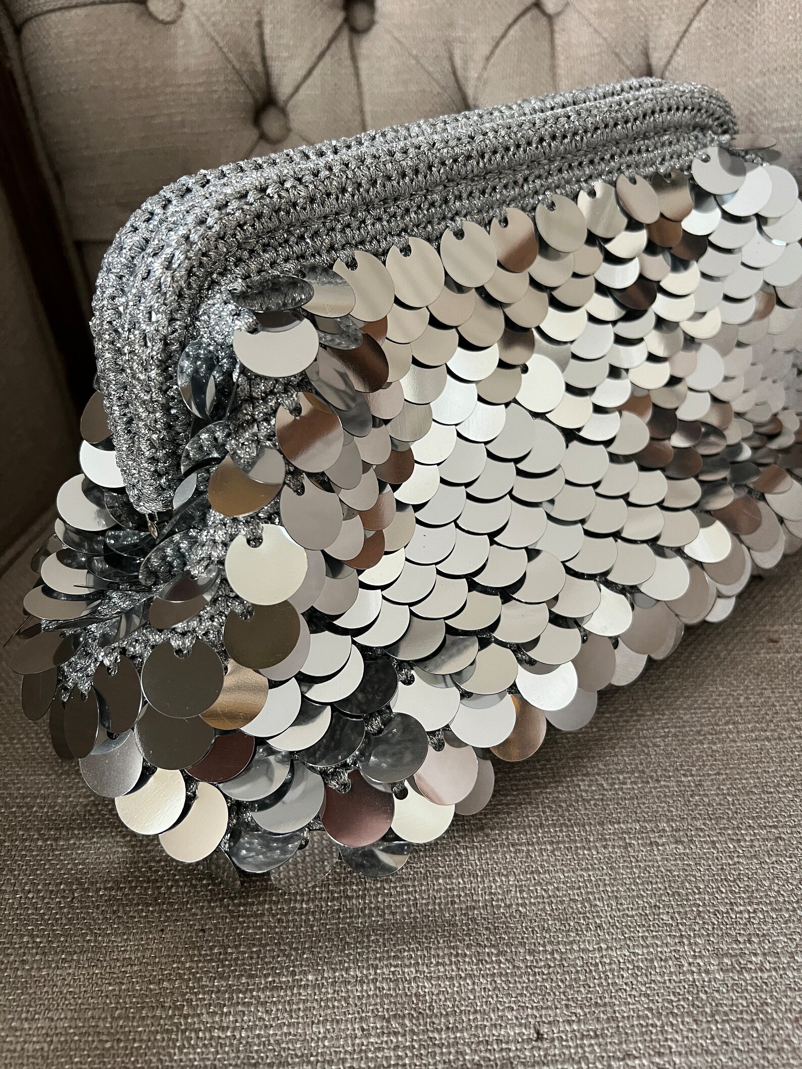 Luxury Bag, Handmade Sequin Clutch, Sequin Party Bag, Handmade Sequin ...