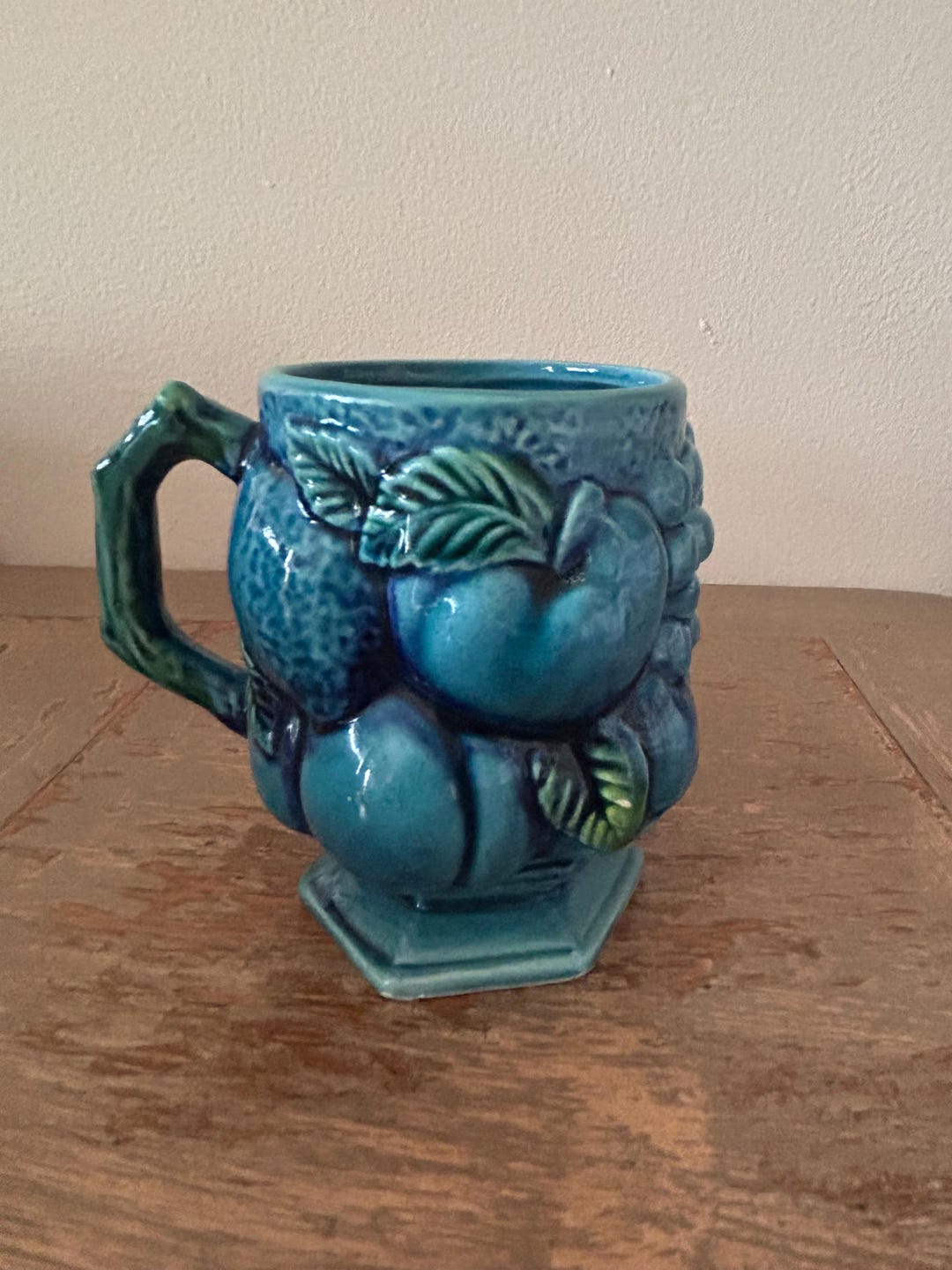 Vintage Inarco Indigo Plum Grapes Mug - Etsy