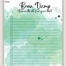 Fun to Do List Funny Brain Dump Hunny Do List Digital Download, Green ...