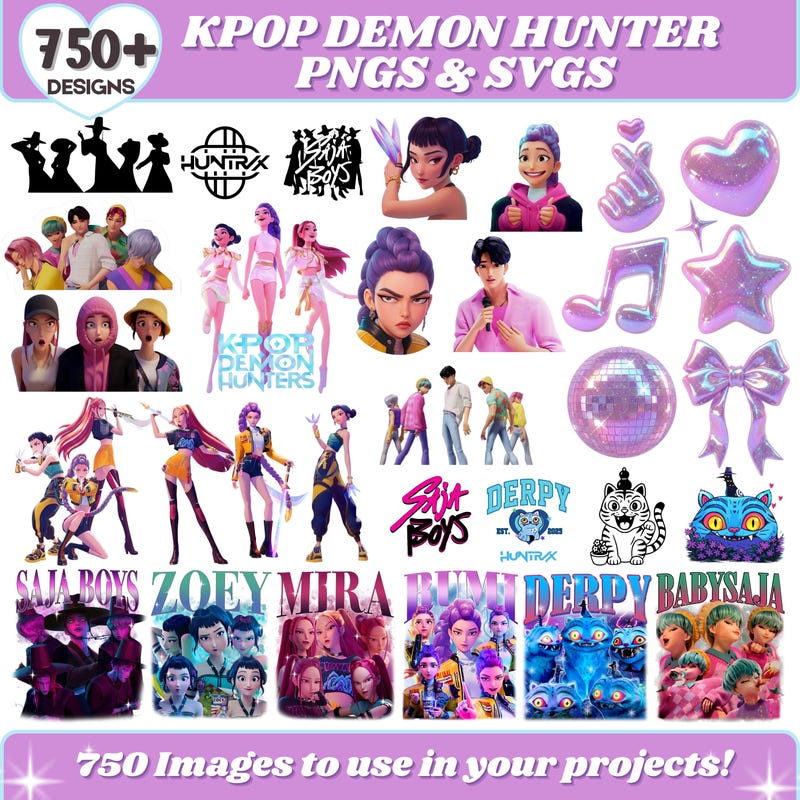 Demon Hunters Vectors - Etsy