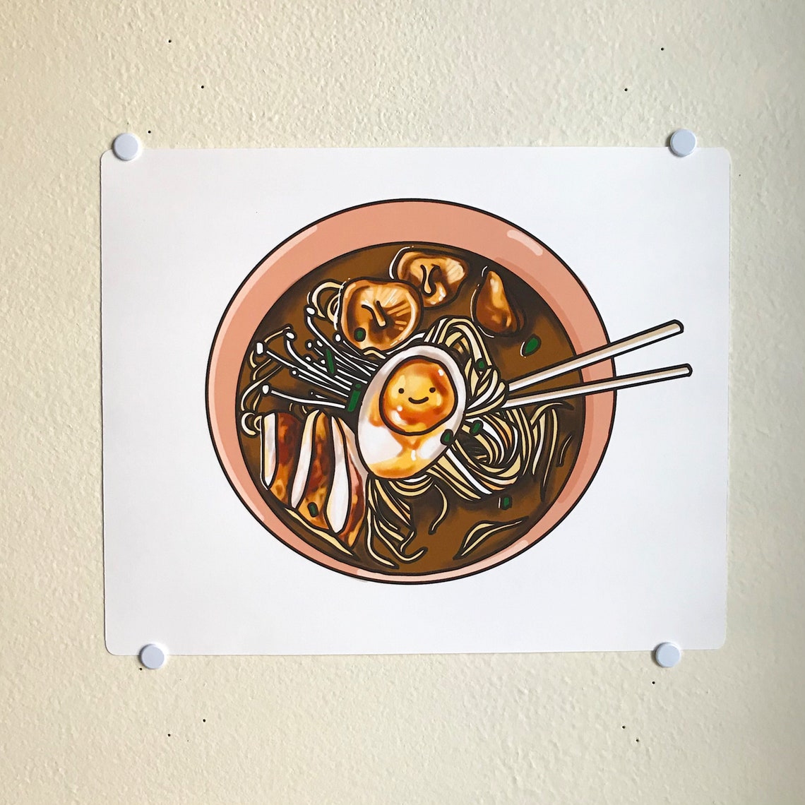 Ramen Illustration Art Print - Etsy
