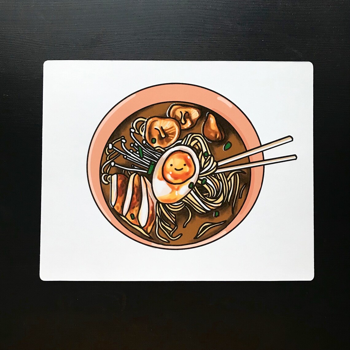 Ramen Illustration Art Print - Etsy