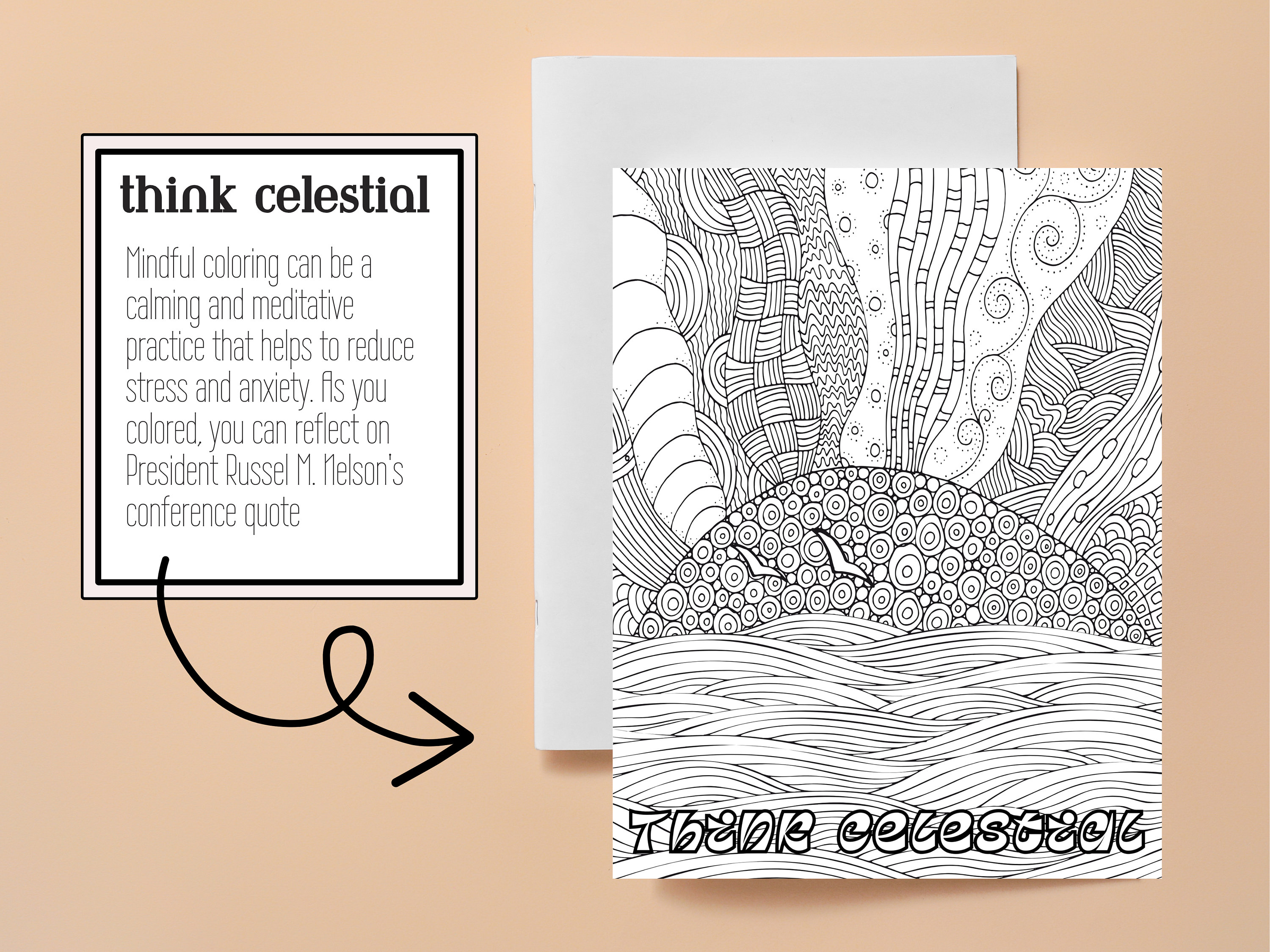 Think Celestial Coloring Pages - LDS General Conference - Digital ...