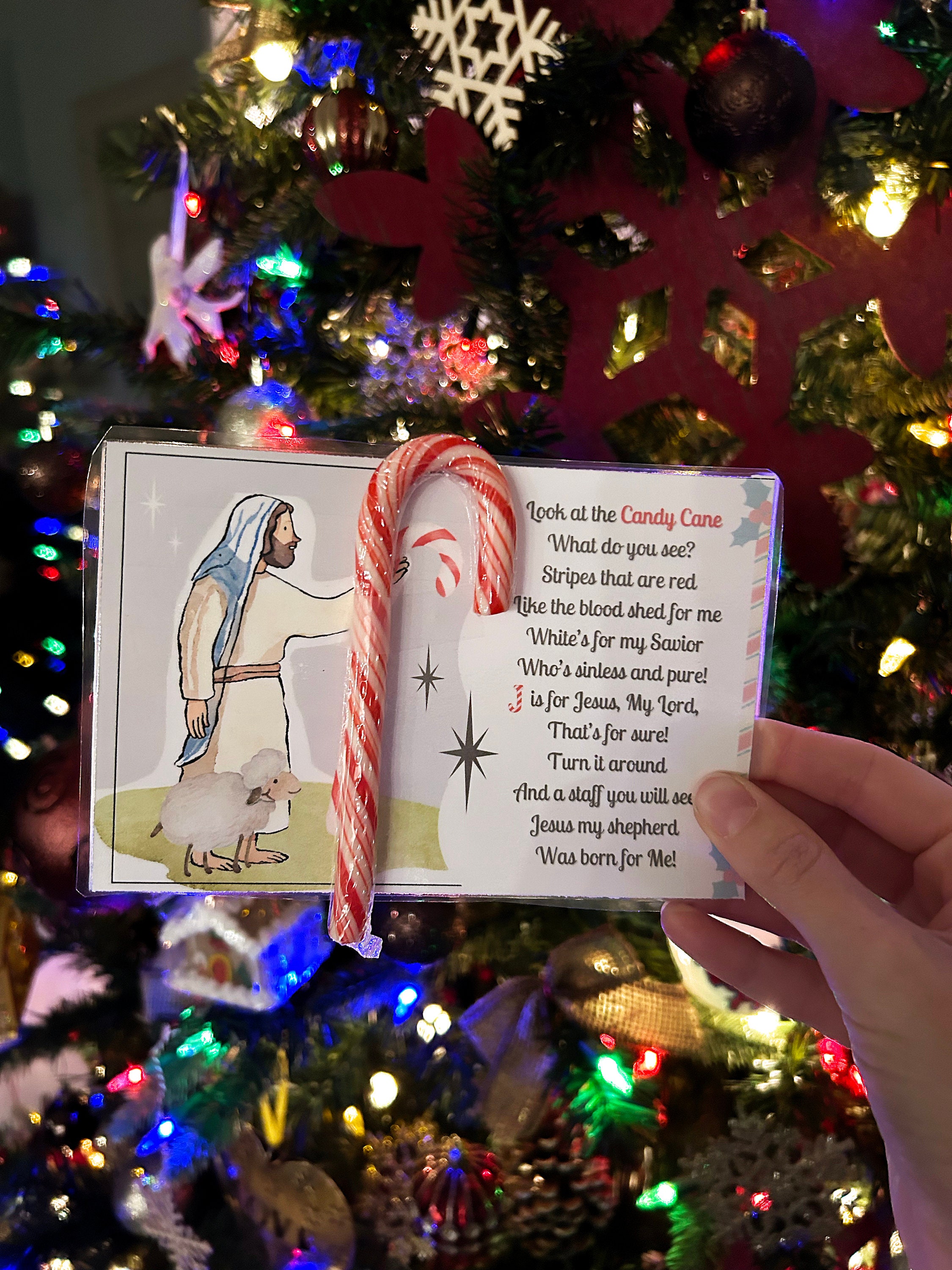Candy Cane Legend - Printable Jesus Shepherd Candycane - Christmas ...
