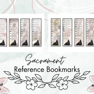 Sacrament Acronym Bookmarks - Remembering Jesus - Primary Handouts ...