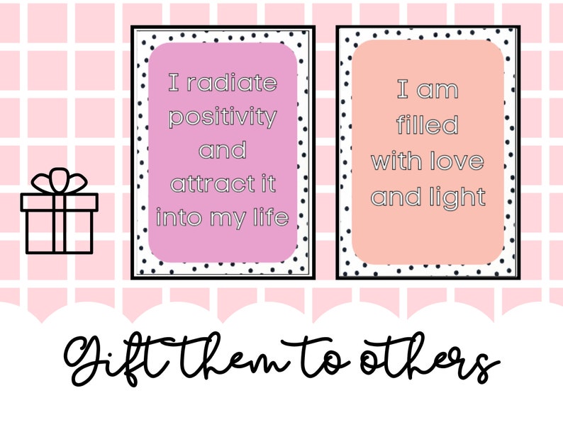 Positive Affirmation Cards, Digital Download - Etsy