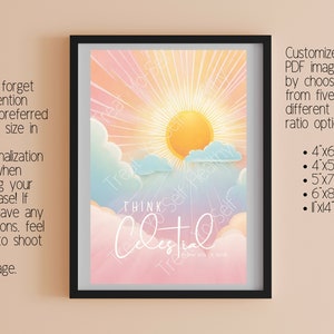 Think Celestial - LDS Printable - Home Decor - Handout - Digital ...