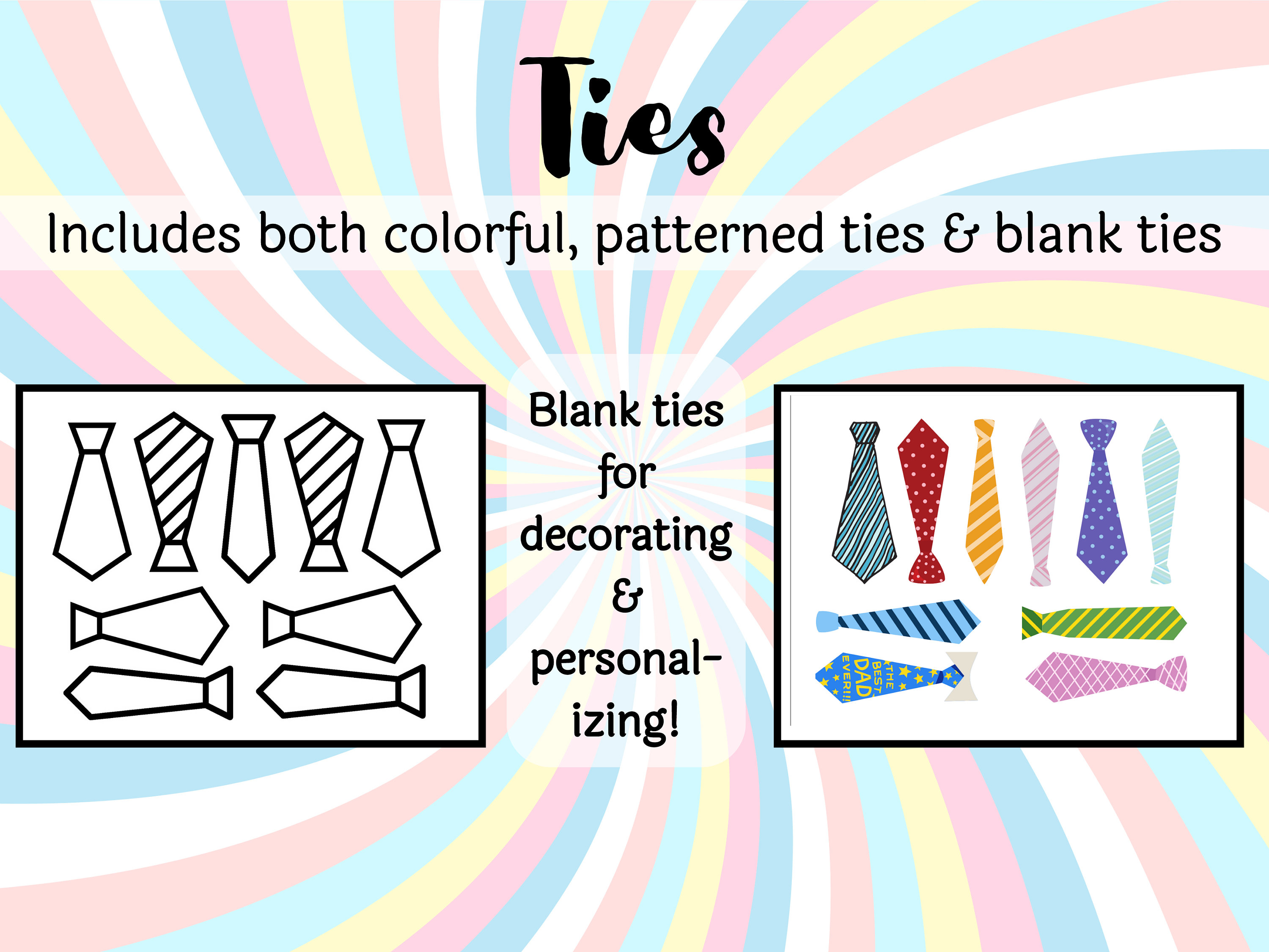 Pin the Tie on Dad Game, Digital Download - Etsy