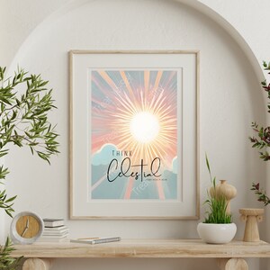 Think Celestial - LDS Printable - Home Decor - Handout - Digital ...
