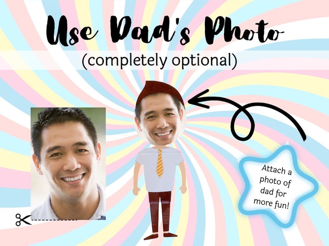 Pin the Tie on Dad Game, Digital Download - Etsy