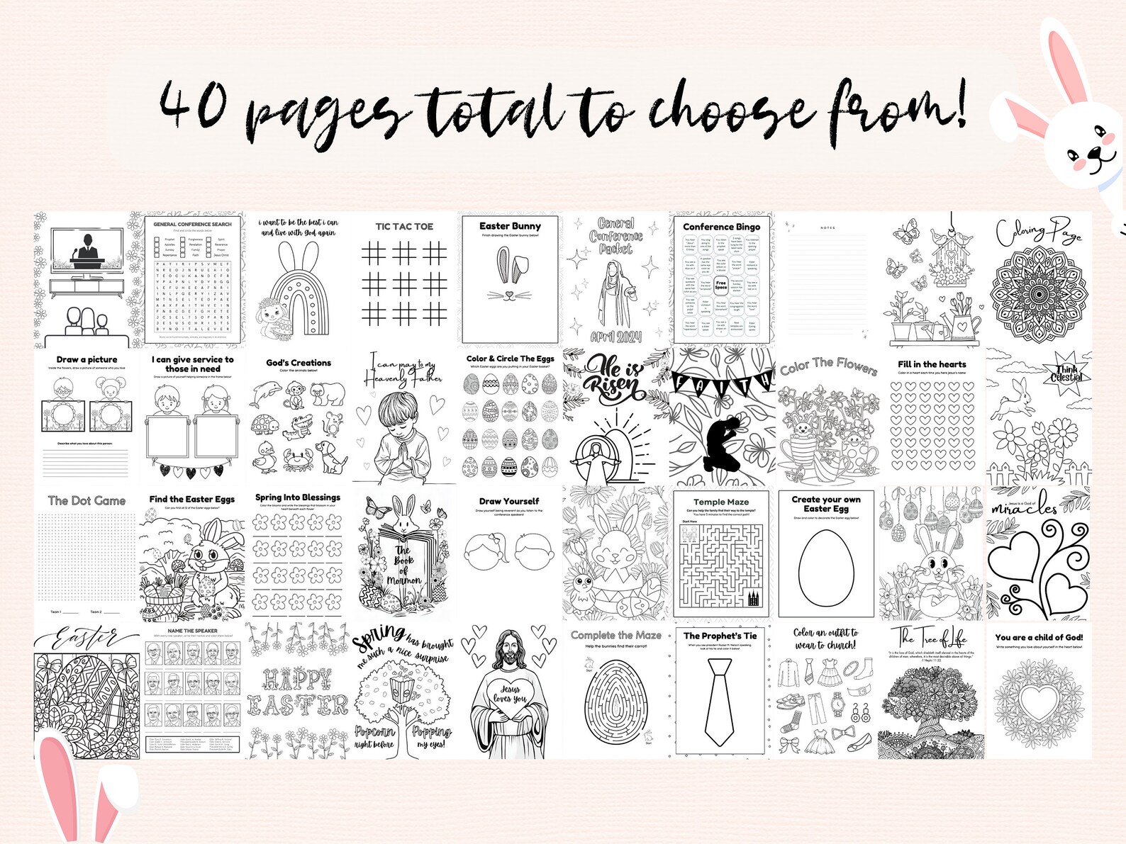 General Conference Activity Packet - Digital Download - April 2024 ...