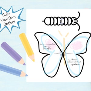 Transforming Repentance Butterflies - Primary Craft - Digital Download ...