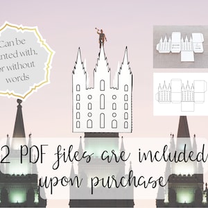LDS Temple Paper Craft, Digital Download - Etsy