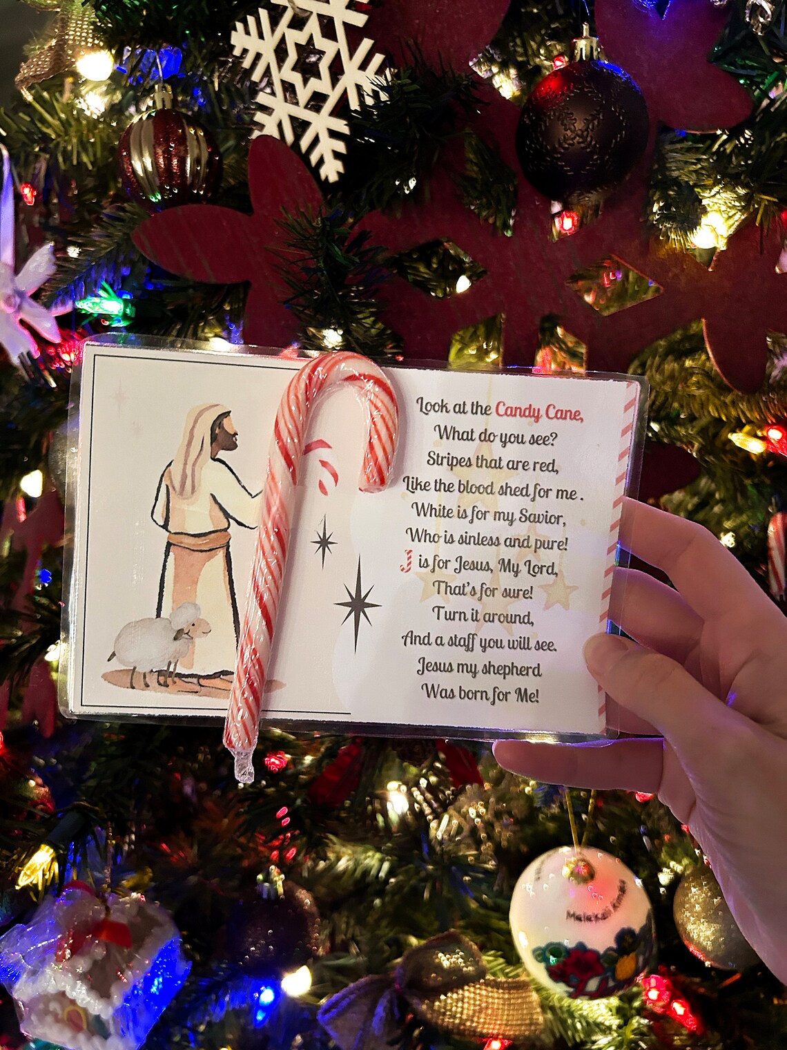 Candy Cane Legend - Printable Jesus Shepherd Candycane - Christmas ...