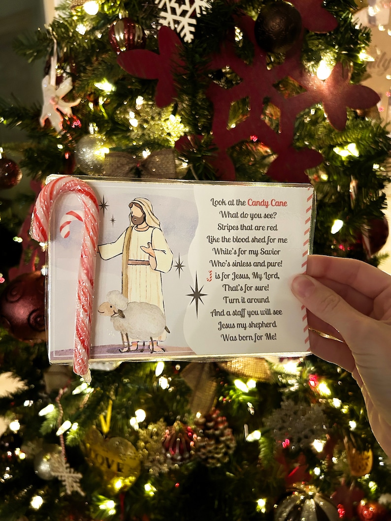 Candy Cane Legend - Printable Jesus Shepherd Candycane - Christmas ...