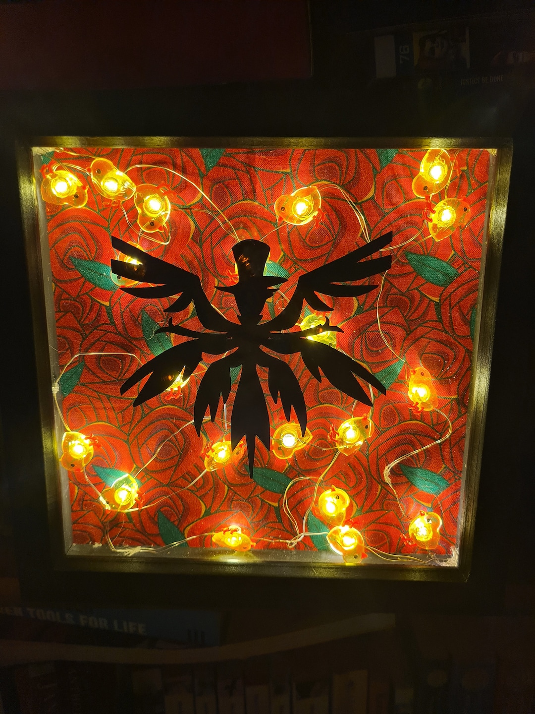 Lucifer Light Box, Hazbin Hotel Light up Frame, Anime Wall Art, Duck ...