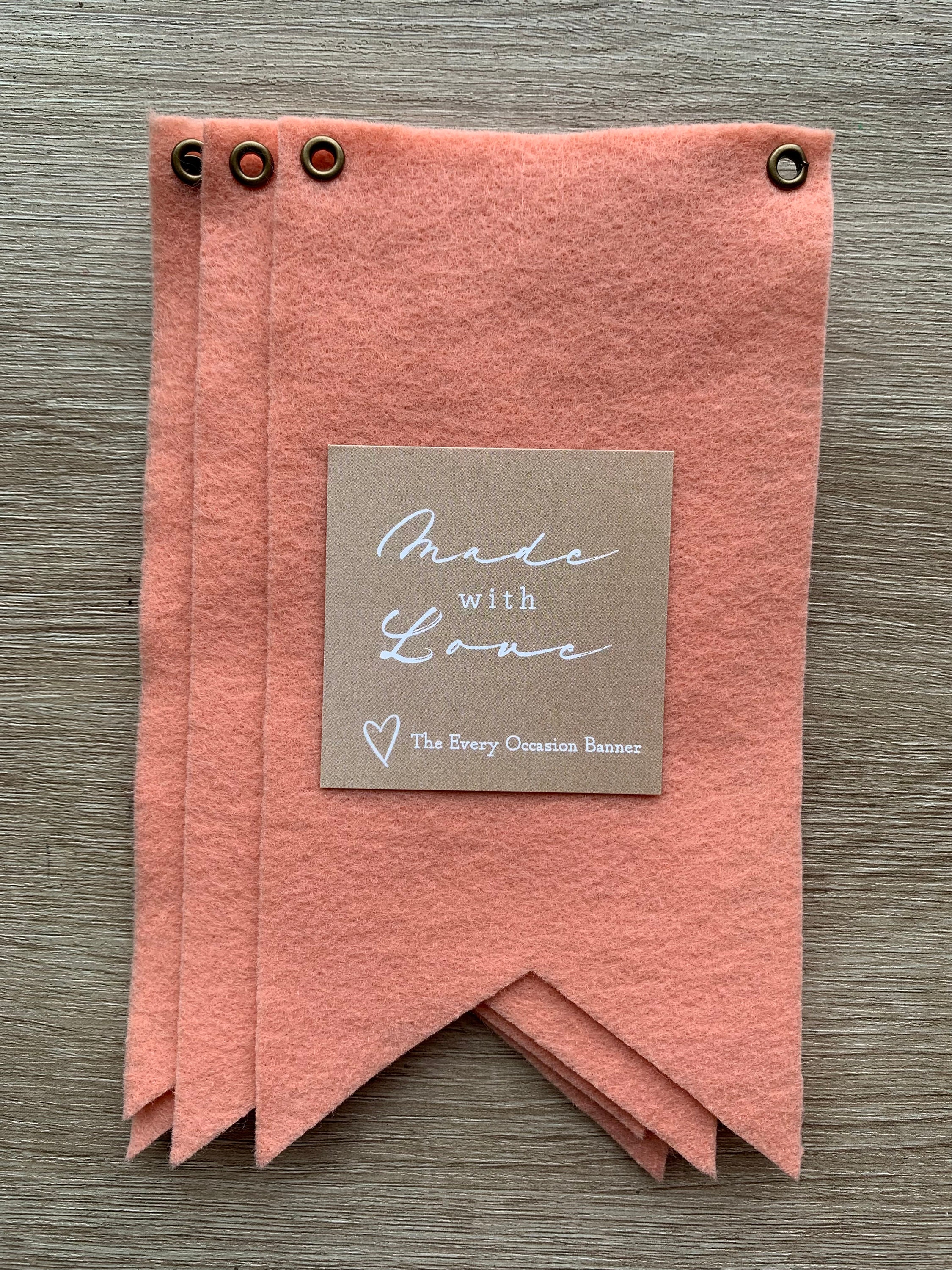 Dusty Pink Flags - Etsy