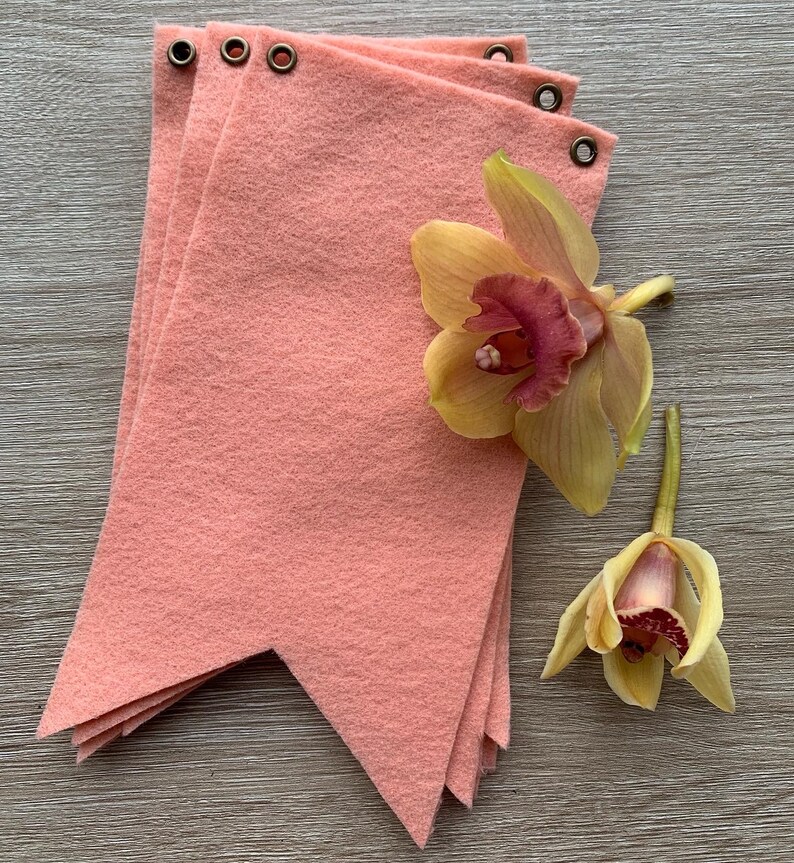 Dusty Pink Flags - Etsy