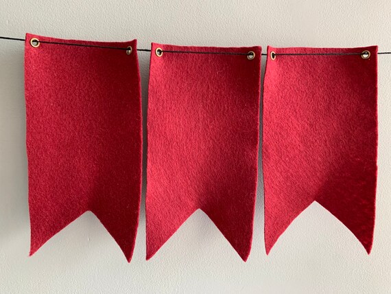 Burgundy Flags - Etsy