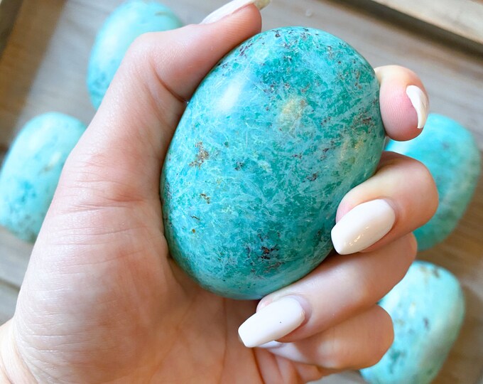 Turquoise Palm Stone - Aligns All the Chakras - Unique - Peru ...