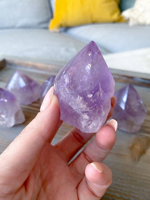Amethyst Top Polish Rocks & Geodes Home & Living etna.com.pe