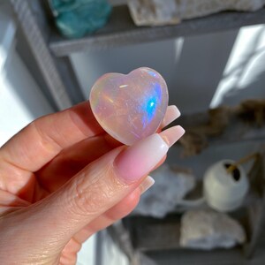 Angel Aura Rose Quartz Pink Heart - Etsy