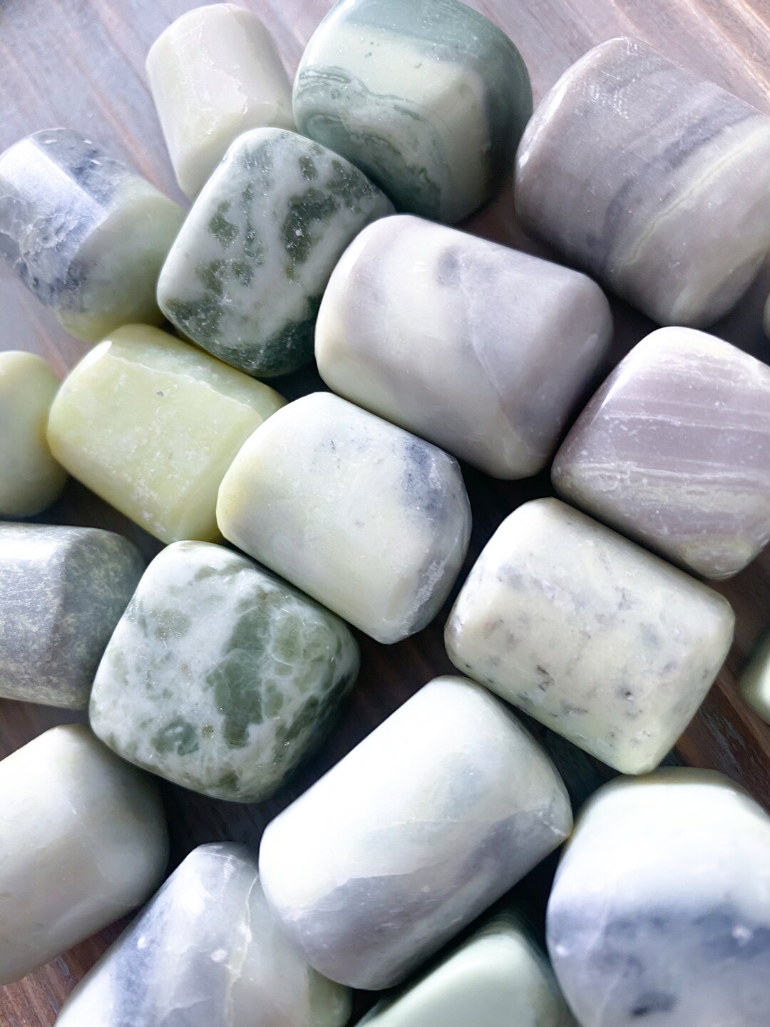 Serpentine Tumble Stone Serpents Stone Wisdom Cleverness - Etsy