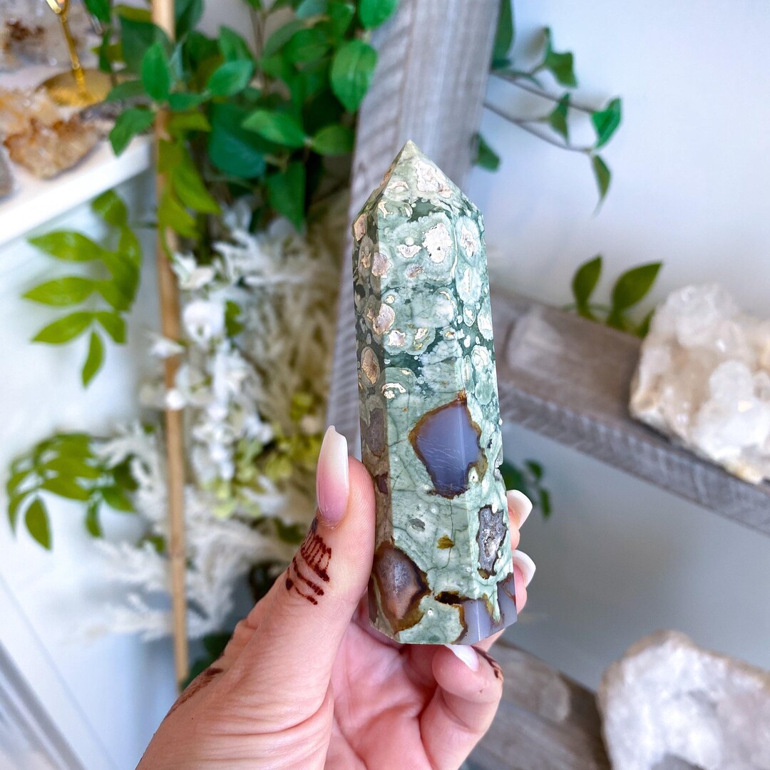 Rainforest Jasper Tower #1 - Etsy