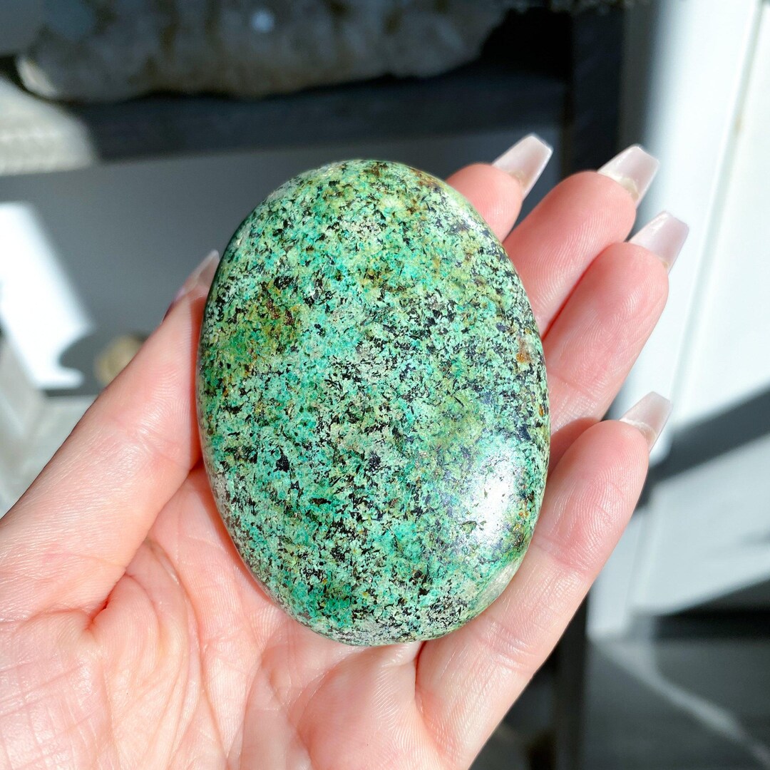 African Turquoise Palm Stone #12 - Etsy