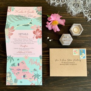Custom Hawaii Tri Fold Design - Etsy