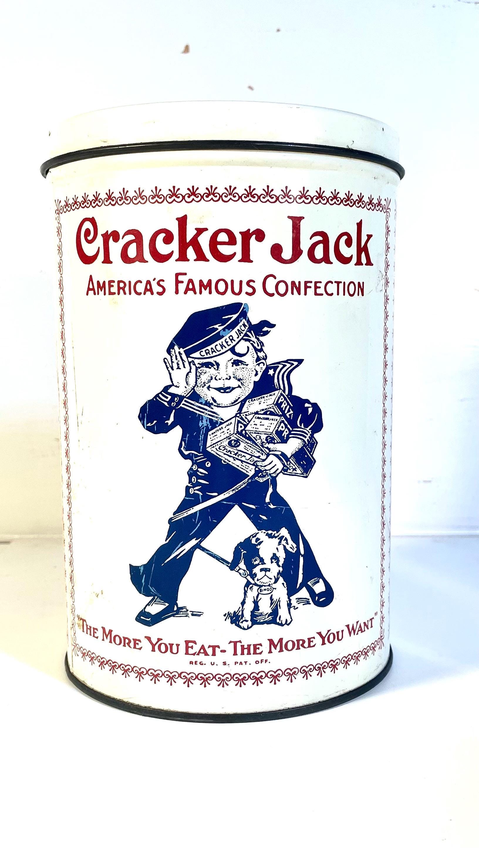 Vintage Cracker Jack Tin - Etsy